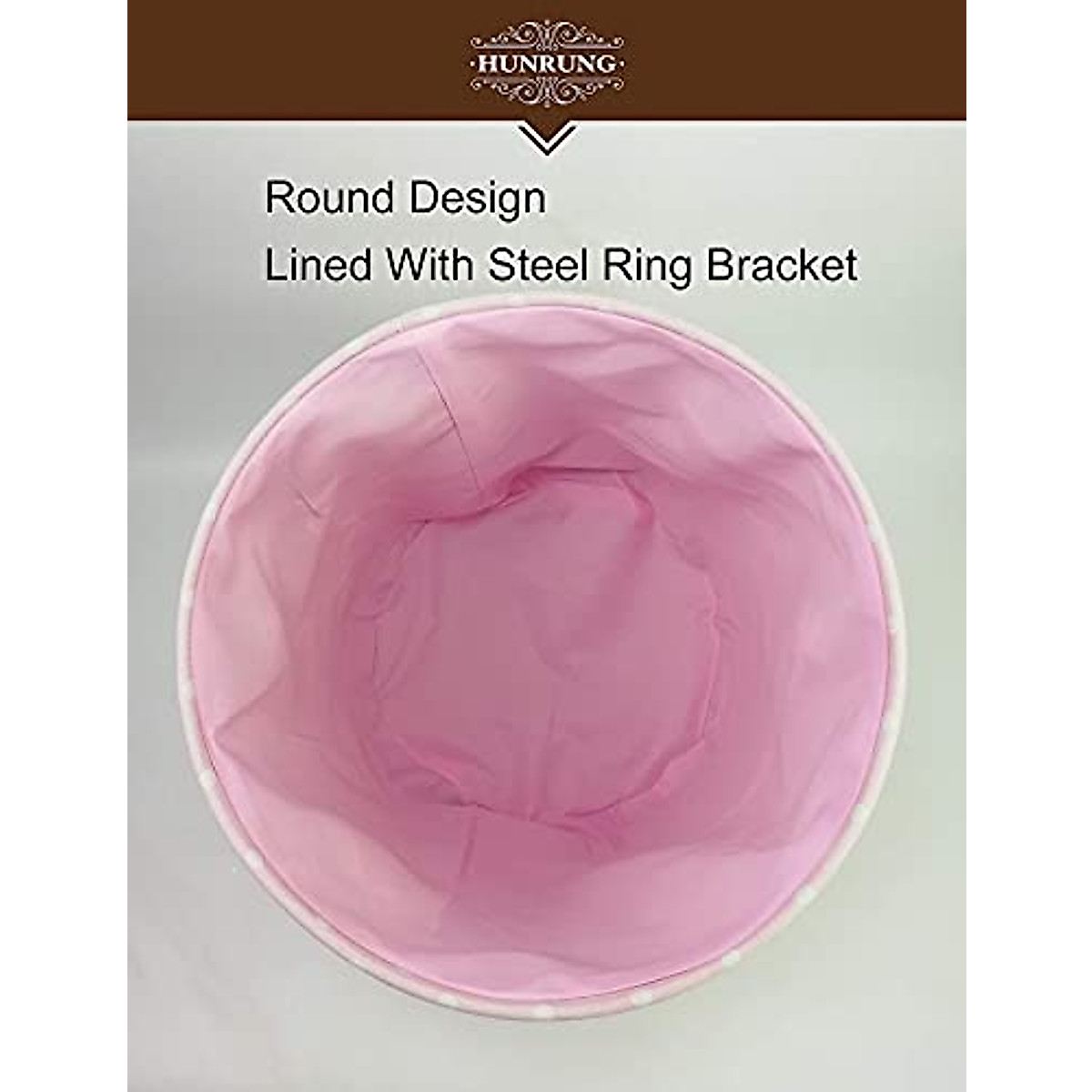 HUNRUNG Large Laundry Hamper,Cartoon Organizer Bin for Children Nursery,Toys,Laundry,Children Clothing,Gift Baskets (Swan)