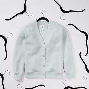 Amazon Basics Slim, Velvet, Non-Slip Shirt Clothes Hangers, Black/Silver - Pack of 50