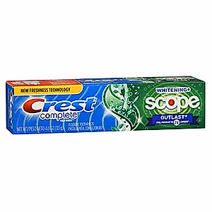Crest Pls Sc Outlst Ex Wh Size 4z Crest Extra White Plus Scope Outlast Mint Toothpaste 4oz
