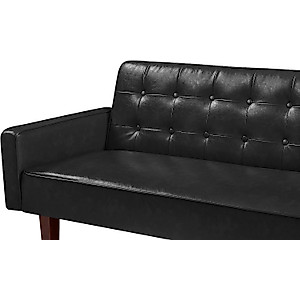 FANYE Black PU Leather, Twin