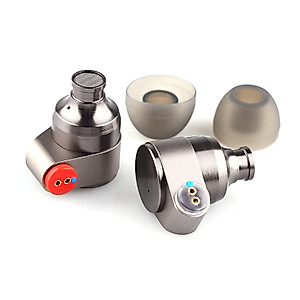 Linsoul TIN Audio T2 HiFi 2DD Double Dynamic Drive in Ear Earphone Bass DJ Metal Headphones, 3.5 mm 2pin