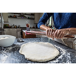 Earlywood French Rolling Pin - Tapered Wooden Rolling Pin for Baking Pizza, Pastry Dough or Pasta - Hard Wood French Roller Baking Pin Made in USA - Hard Maple