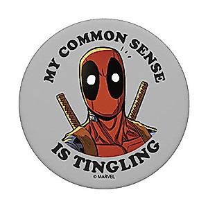 Marvel Deadpool My Common Sense Is Tingling PopSockets PopGrip: Swappable Grip for Phones & Tablets