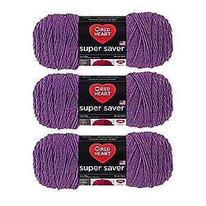 Red Heart Super Saver Yarn-Medium Purple