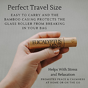 Eucalyptus Mint Essential Oil, Breathe Essential Oil Blend, Eucalyptus Essential Oil Roll on, Peppermint Essential Oil Roller, Aromatherapy Self Care Products for Women by Soulistic Root
