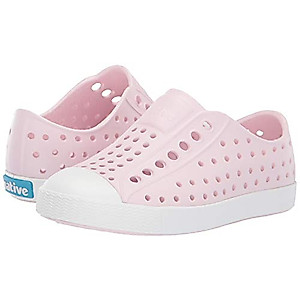 Native Shoes, Jefferson Child, Kids Lightweight Sneaker, Milk Pink/Shell White, 9 M US Toddler