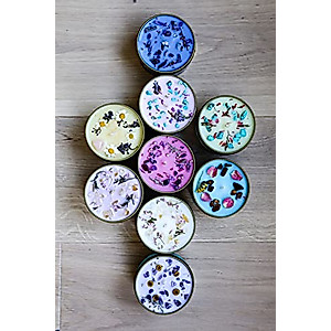 MAMA WUNDERBAR Pisces Zodiac Candle, Gifts for Women, Coconut Candle, Birthdate Candles, Zodiac Gifts for Women, Zodiac Sign Gifts, Astrology Gifts, Crystal Candle, Horoscope Gifts (Pisces)