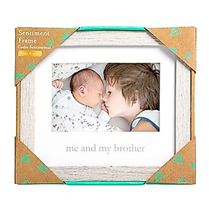 Kate & Milo Rustic Me & My Brother Frame, Sibling Gifts, Little or Big Big Gift, Woodland Nursery