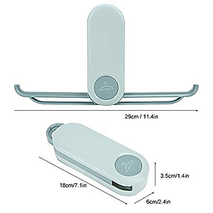 01 Hanger Organizer, Foldable Not Easily Deformed Hanger Rack Durable Easy Storage for Bathroom for Household