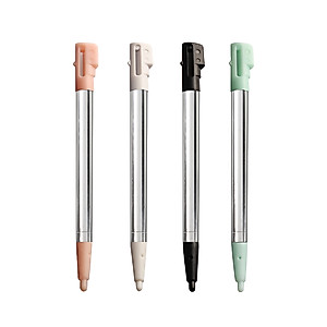 DSi Stylus Pen, Metal Retractable Replacement Stylus Compatible with Nintendo DSi, 4in1 Combo Touch Styli Pen Set Multi Color for NDSi