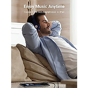 UGREEN 3.5mm to 1/4 Adapter 2 Pack 3.5mm 1/8 Male to 6.35mm Female Audio Jack Plug Converter Headphone Adapter for Speaker Headphone, Guitar, Digital Piano