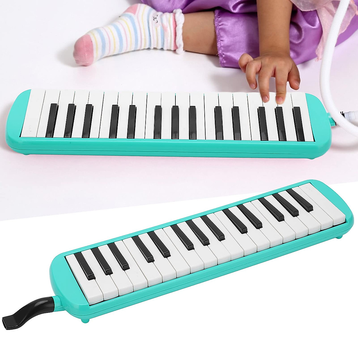 Air Piano Keyboard, Melodica Tube Musical Instrument Carrying Bags for Beginners for Kids(green)