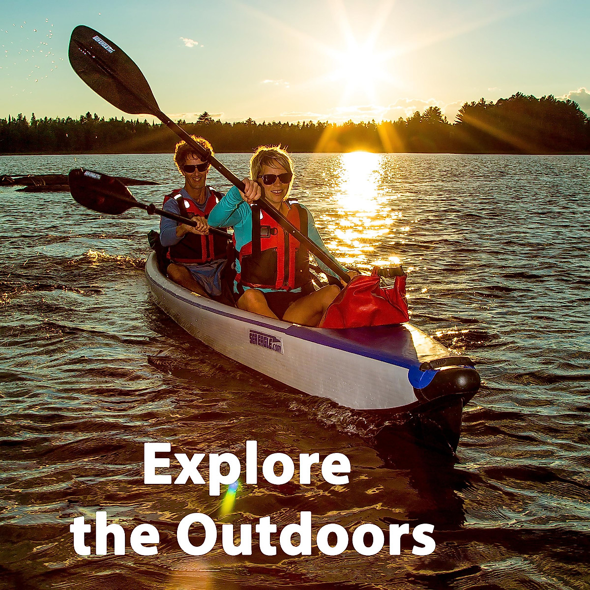 Sea Eagle Razorlite 473rl Inflatable Kayak Pro Carbon Tandem Package