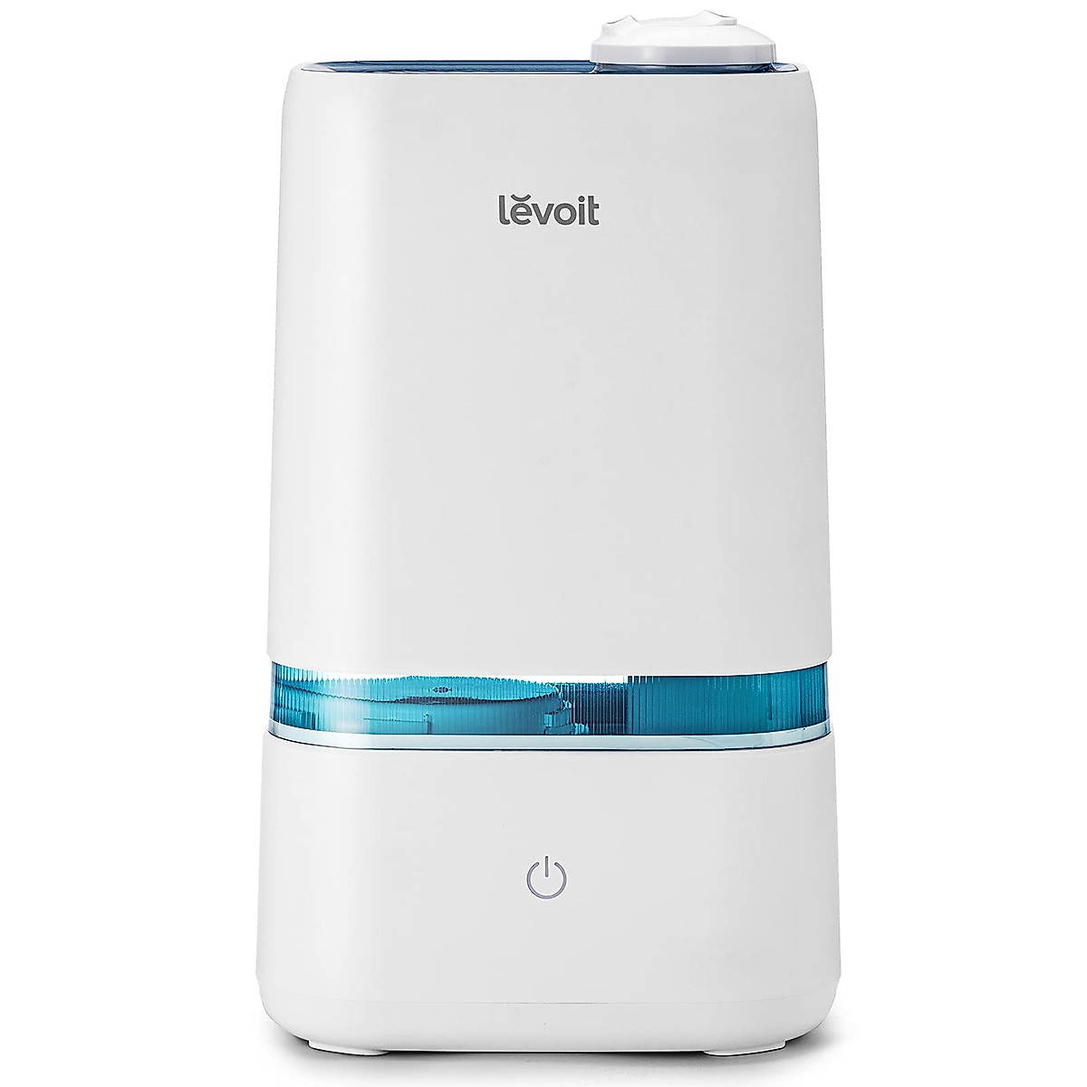 LEVOIT 4L Humidifiers for Bedroom Large Room & Essential Oil Diffuser, Blue & Humidifiers for Bedroom Large Room, 3L Cool Mist Top Fill Quiet Humidifier for Baby Nursery and Plants, 360° Nozzle, White