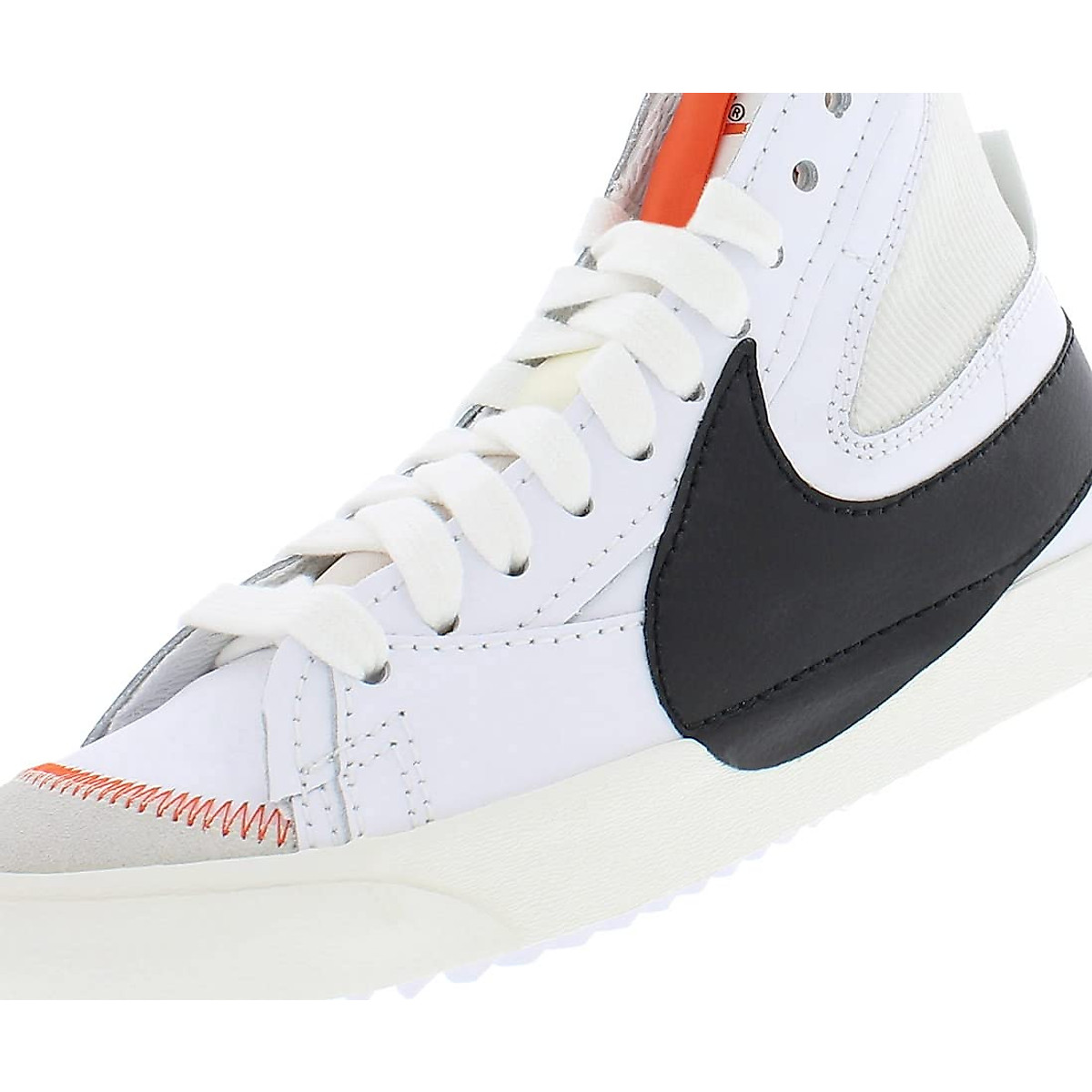 Nike Blazer Mid '77 Jumbo Unisex Shoes Size 9, Color: White/Black/Pearl White