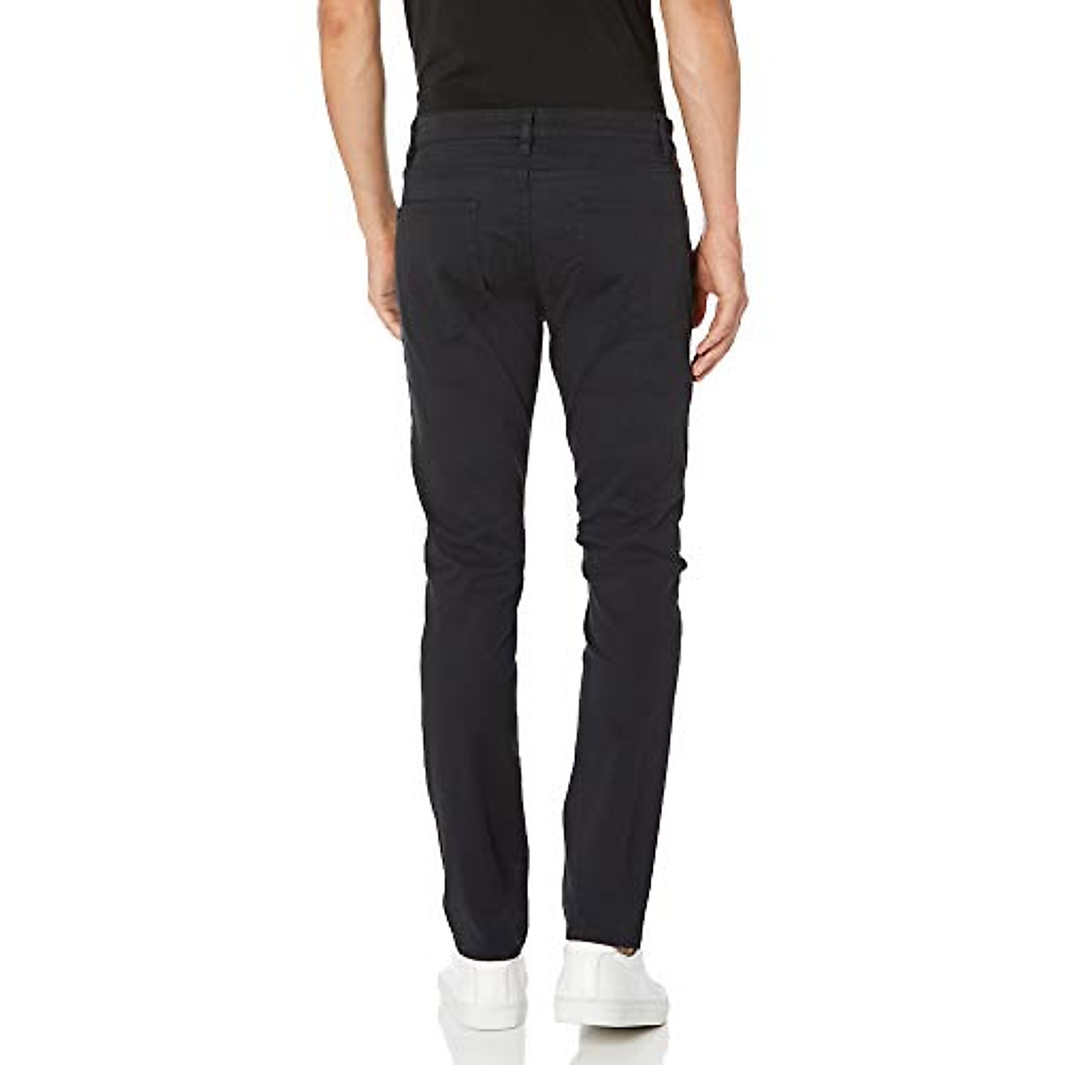 Amazon Essentials Slim Fit Khaki Pants for Men, 5-Pocket Stretch Twill 31W x 30L, Black