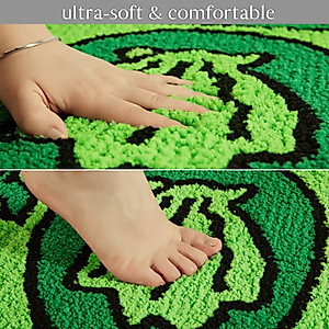 RoomTalks Cute Money Rug 2x3 Cartoon Funny Cool Small Throw Rugs for Girls Bedroom Kids Bathroom Kitchen Dorm Non Slip Machine Washable Soft Shag Accent Floor Rug, Unique Gift for Kids Girls