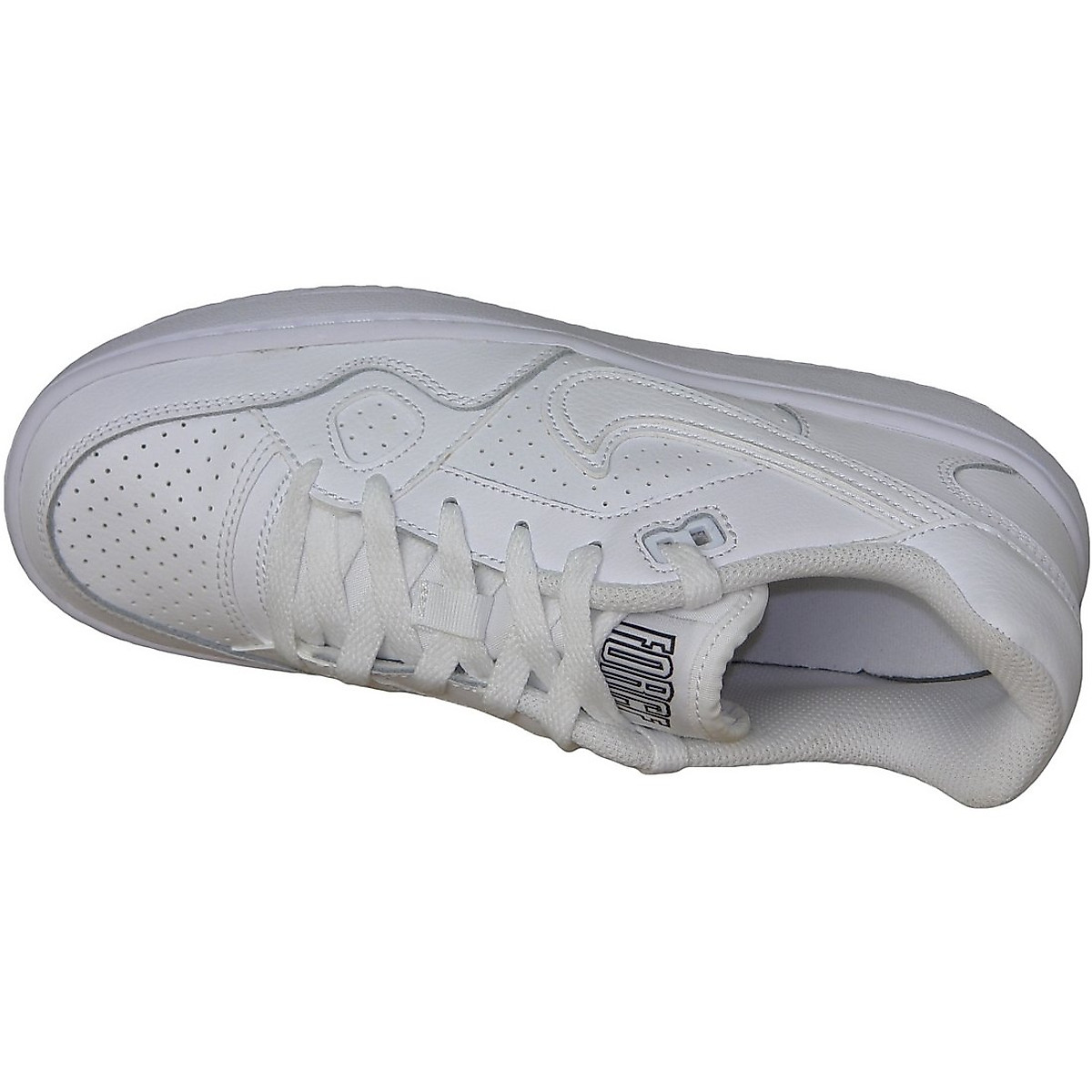 Nike Boys Son of Force Low GS Basketball Shoes, All White, 5.5 Big Kid