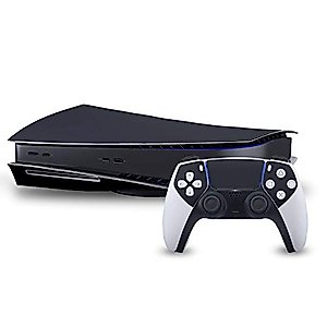 MATTE BLACK Vinyl Decal Mod Skin Kit by System Skins - Compatible with PlayStation 5 Console (PS5)