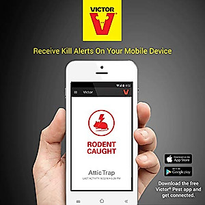 Victor M1 Smart-Kill Wi-Fi Electronic Mouse Trap,Black (1 Pack)