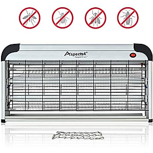 ASPECTEK Bug Zapper Replacement UV Lamp Bulb Light Tube 20W for 40W Electronic Bug Zapper, 2-Pack