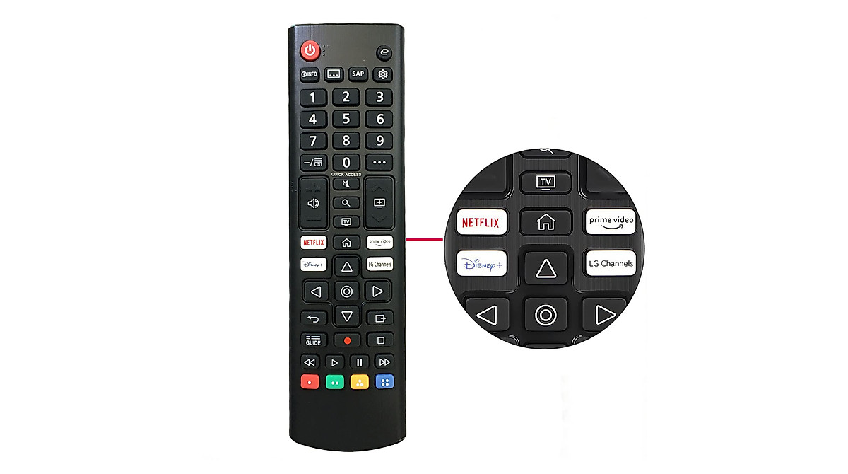 Universal Replacement Remote for LG Smart TVs