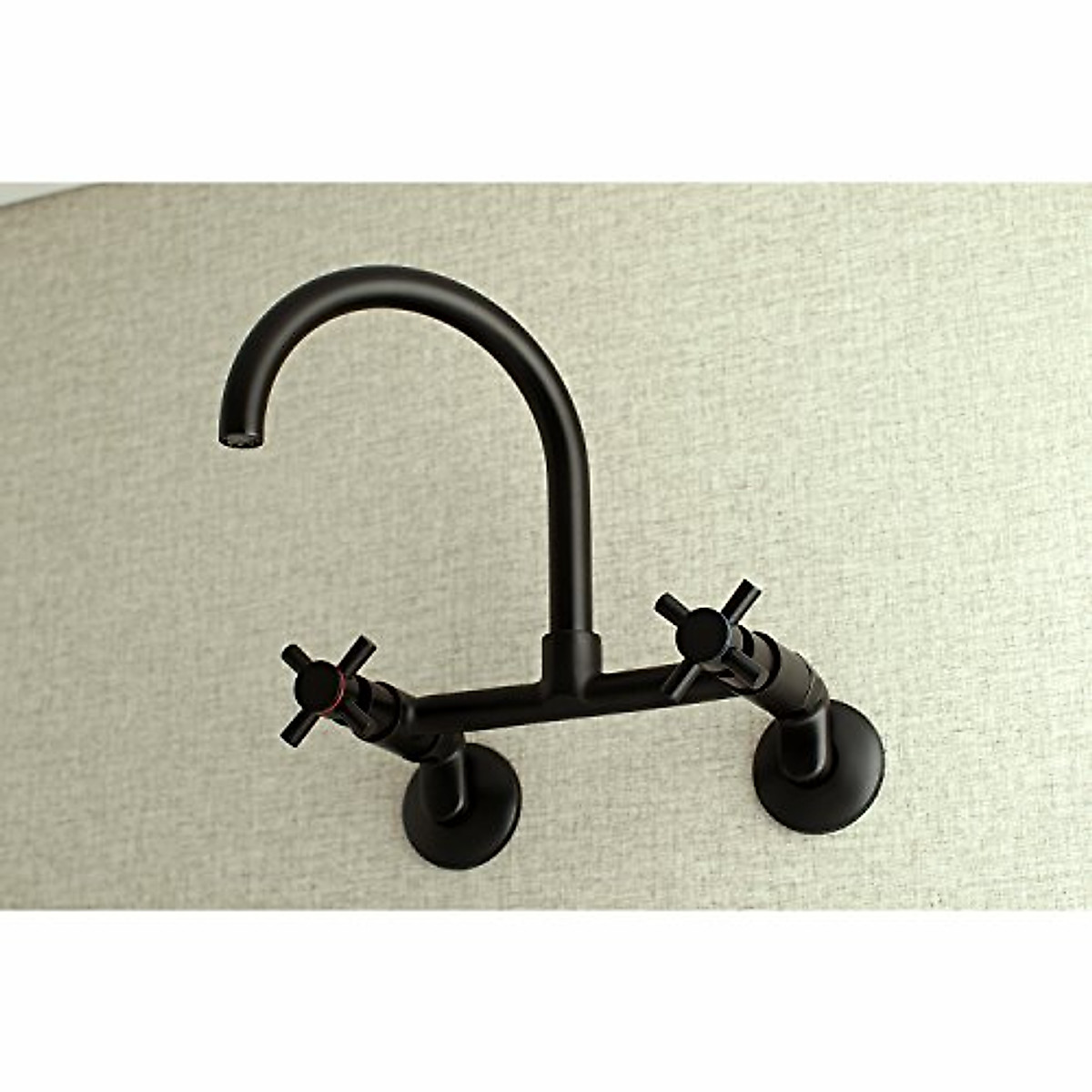 Kingston Brass KS414MB Concord Kitchen Faucet, 7-1/16" in Spout Reach, Matte Black