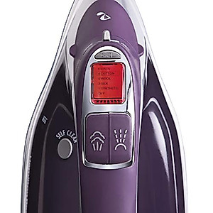 Hamilton Beach Durathon Digital Retractable Cord Iron, Purple