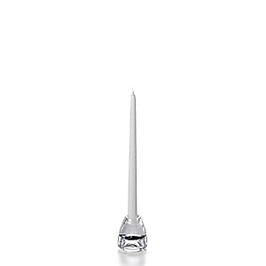 Yummi White Taper Candles -12 inch - 12 per Pack