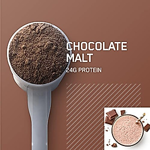 Optimum Nutrition Gold Standard 100% Whey Protein Powder, Chocolate Malt, 5 Pound (Packaging May Vary)