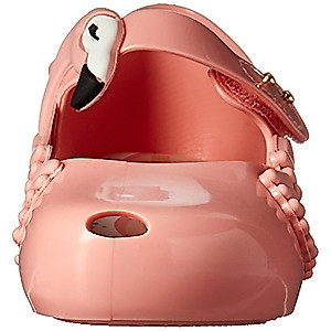 Mini Melissa Baby-Girl's Mini Ultragirl Theme Ballet Flat, Pink Candle, 6 Medium US Toddler