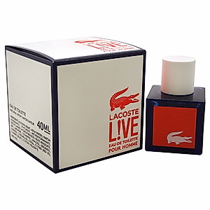 Lacoste Live Eau de Toilette Spray for Men, 1.3 Ounce
