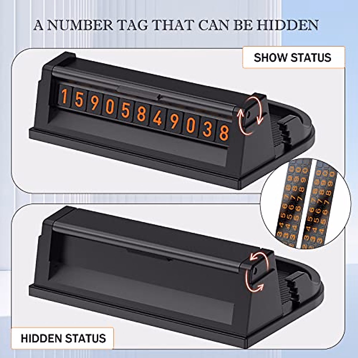 Nicyop Car Phone Holder,Dashboard Mat Rubber Anti-Slip Pad,Dashboard Phone Holder,for Various Dashboards,Car Accessories Compatible with Most Smartphones、GPS Devices and More