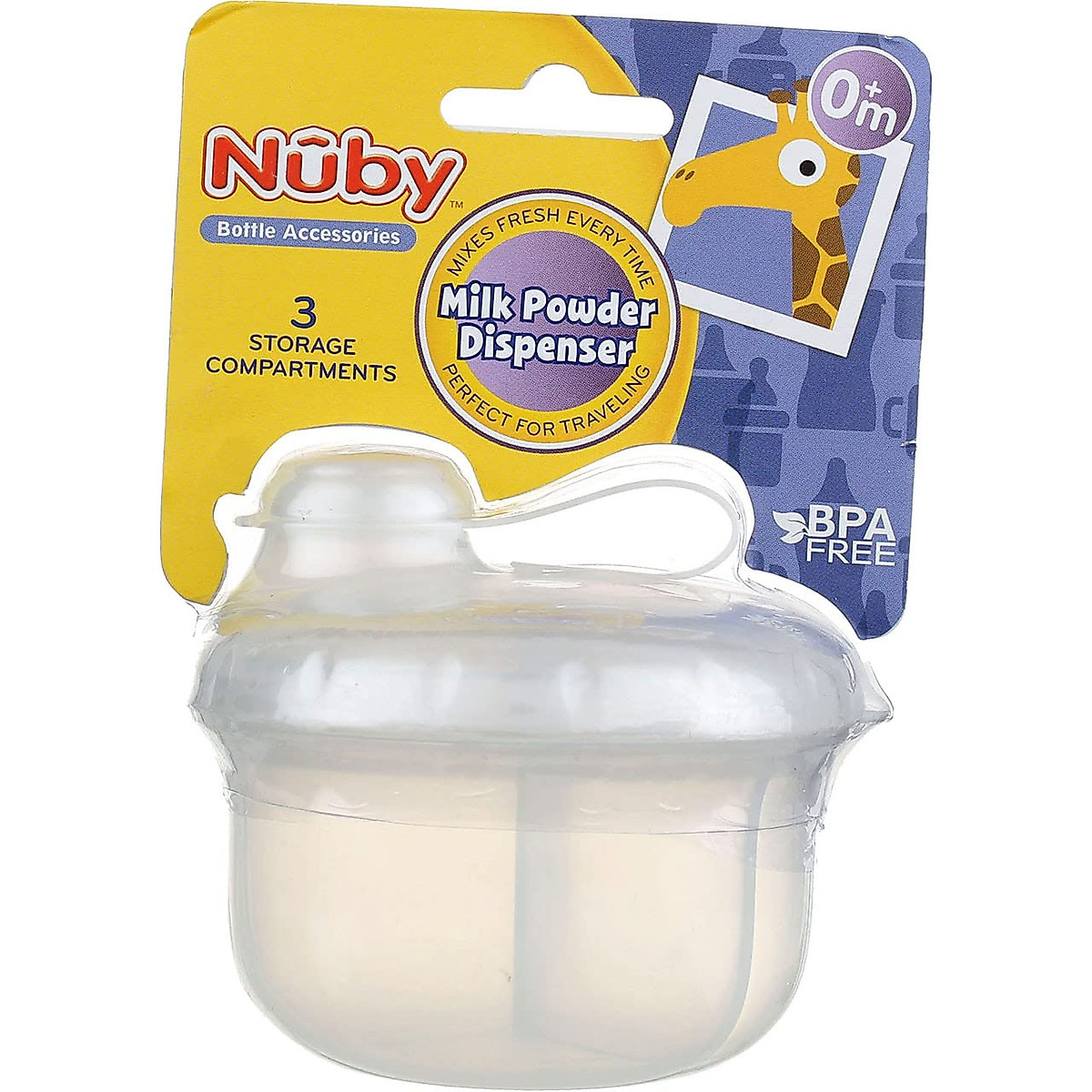 Nuby Milk Powder Dispenser, Colors May Vary (1 Pack)