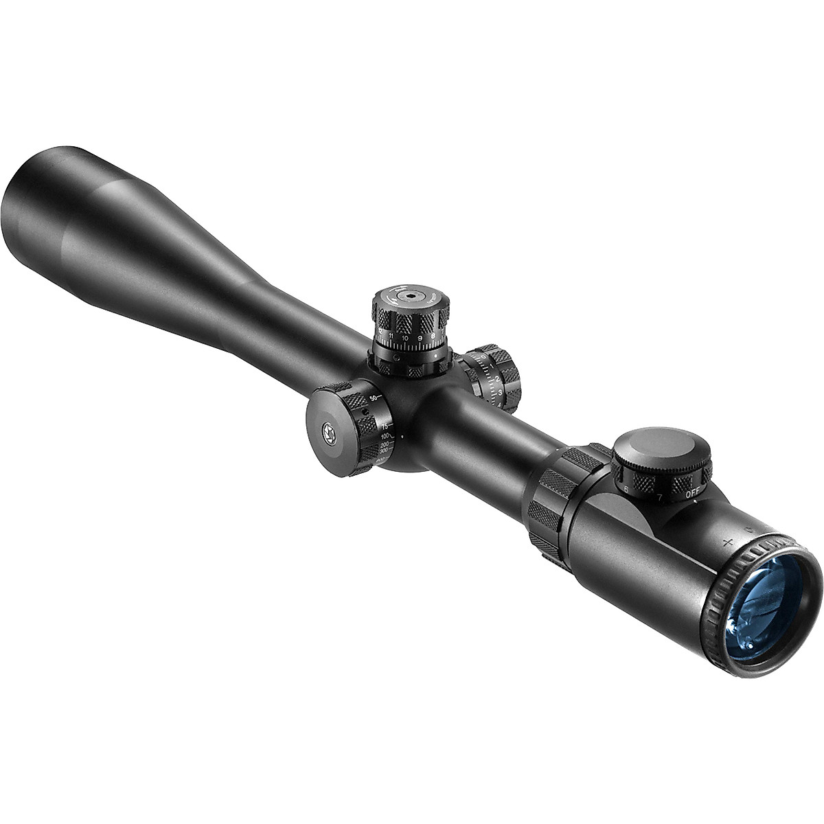 BARSKA 6-24x44 IR SWAT Extreme Tactical 30mm Scope (Black Matte), 6-24x44mm