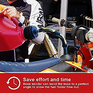 Nother Hose Bender for Racing Fuel Jug Utility Container with Perfect Angle Makes Filling Much Easier, Compatible with VP, Sportsman , black
