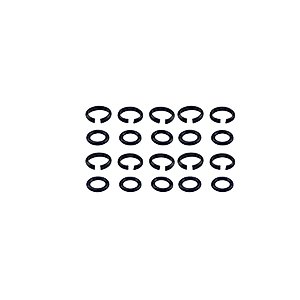 MEFONKOU 3/8" Impact Wrench Retaining Socket Rings & O-ring For Electric Wrench and Air Wrench（10 sets）