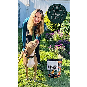 Doggy Snax Hip Hip Oh Yay! Canine Hip & Joint Supplement Soft chew with Glucosamine, Chondroitin, Green Lipped Mussel, MSM, Hyaluronic Acid, Boswellia and so Much More!