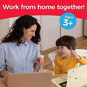 Wooden Computer Pretend Play Set - Pretend Laptop Toy for Kids, Toddlers - Montessori Learning Board for Kids (Ages 2-8) - 41 Magnetic Keys, Chalk Box, Portable Drawing & Writing Board | 11.5 x 8.5