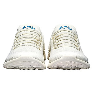 APL Athletic Propulsion Labs Women's Techloom Breeze Shoes, Ivory/Coastal Blue, 8.5