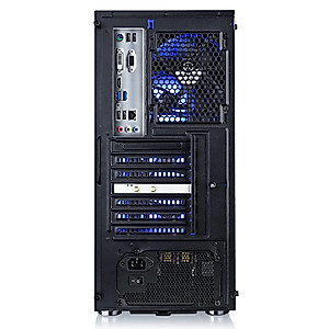 TJJ Neptune Gaming PC Desktop Computer - AMD Ryzen 5 5600G 3.9 GHz (Beat i7-8700K), Radeon RX Vega 7, 16GB DDR4 3200, 512GB NVME SSD, WiFi 6E, RGB Keyboard, Mouse & Speaker, Windows 11 Pro