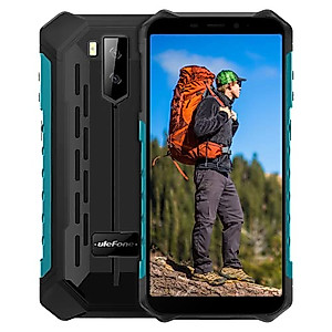 Ulefone Armor X9 Rugged Phone, 5.5 inch Screen, Android 11, 3GB + 32GB Octa-core, 13MP + 2MP Dual Rear Cameras, Waterproof, Military Grade Smartphone, Face ID, NFC, OTG, WiFi -Green