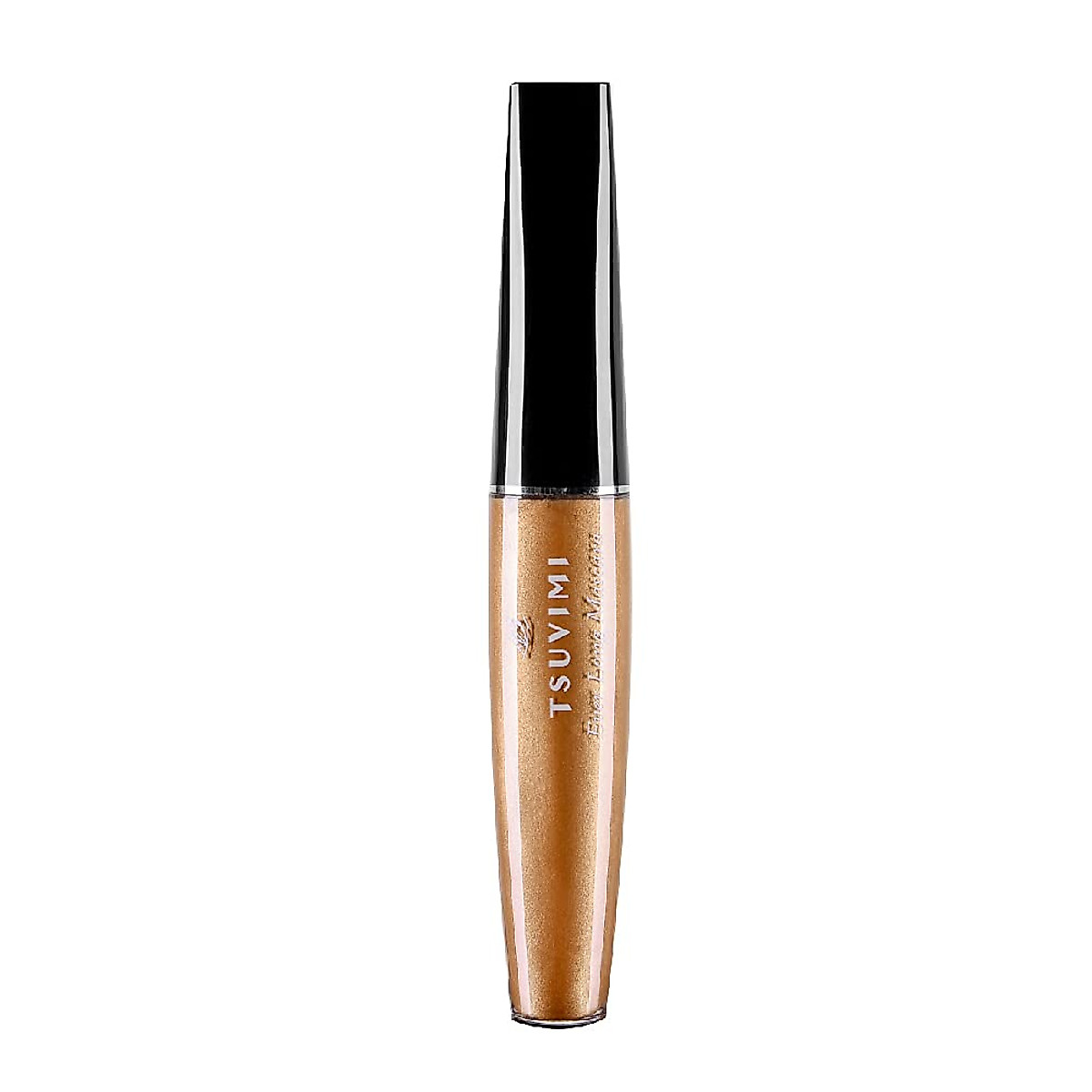 2 Sides Lengthening Mascara by TSUVIMI | Smudge-Proof, Clump-Free & Buildable Formula | Waterproof Defining Mascara Makeup | Ophthalmologist Tested, Hypoallergenic, Vegan, Cruelty Free | Golden Brown