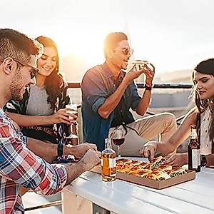 Elavain Acrylic Cake Stand | Multifunctional Serving Tray | Elegant Rose Gold Food Tray with Clear Lid | Perfect as a Cake Box and Serving Platter for Party, Home and Kitchen | Shatter Resistant