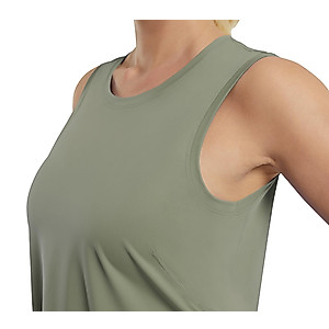 JOYSPELS Ice Silk Workout Tank Tops for Women Cool-Dry Sleeveless Loose Fit Yoga Shirts Athletic