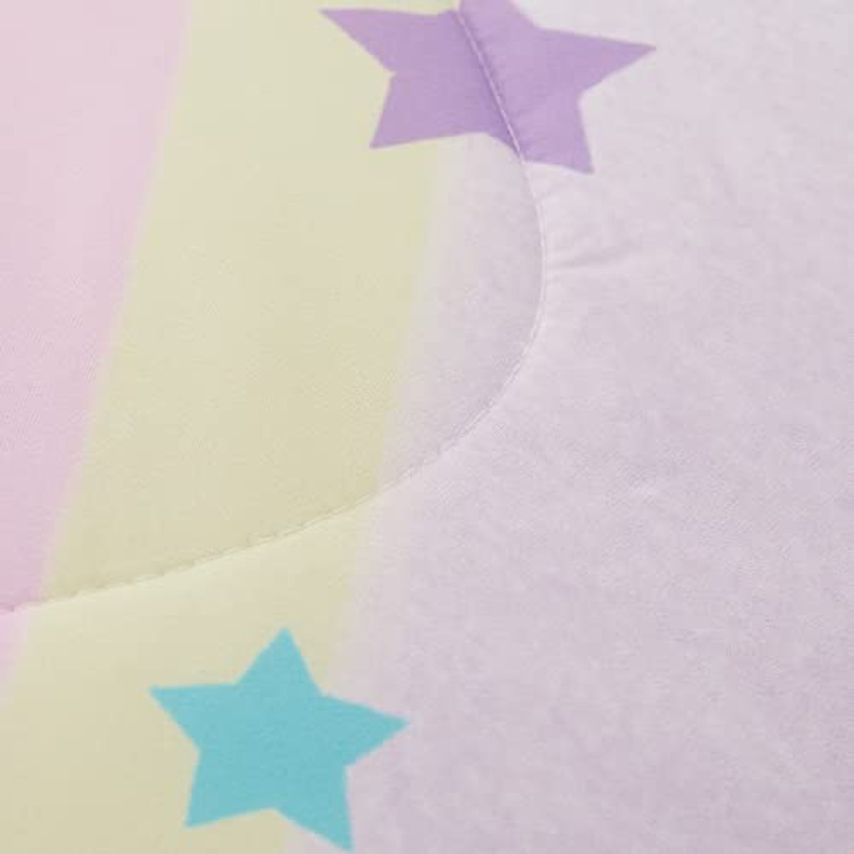 PINNKKU 4-Piece Toddler Bedding Set, Bed-in-a-Bag Comforter Set, Includes 1 Flat Sheet, 1 Fitted Sheet, 1 Comforter and 1 Reversible Pillowcase, Standard Toddler Comforter & Sheet Set, Unicorn