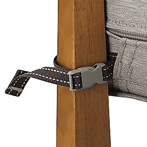 Classic Accessories Montlake Water-Resistant 23 x 25 x 5 Inch Rectangle Outdoor Seat Cushion, Patio Furniture Chair Cushion, Heather Grey, Patio Furniture Cushion Covers