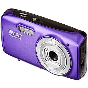 Vivitar 16 MP Digital Compact System Camera with 1.8-Inch LCD - Purple (VS130-PUR)