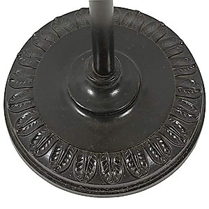 Decor Therapy Mae Bronze and Marble Floor Lamp, Bronze