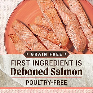 Merrick Lil’ Plates Premium Grain Free Dry Dog Food for Small Dogs, Real Salmon and Sweet Potato Kibble - 12.0 lb. Bag